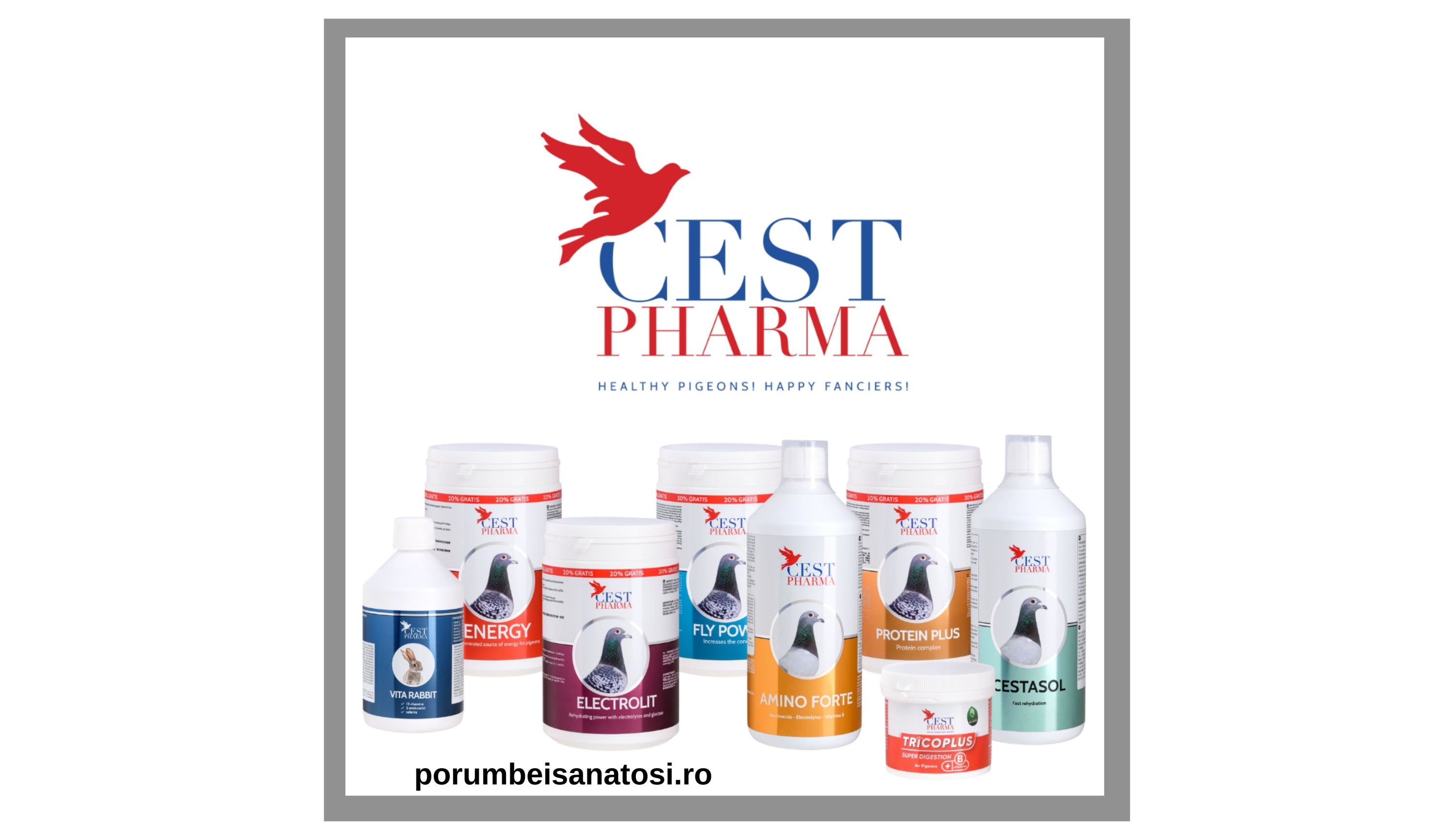 Porumbei Sanatosi : Produse columbofile , Tratamente porumbei